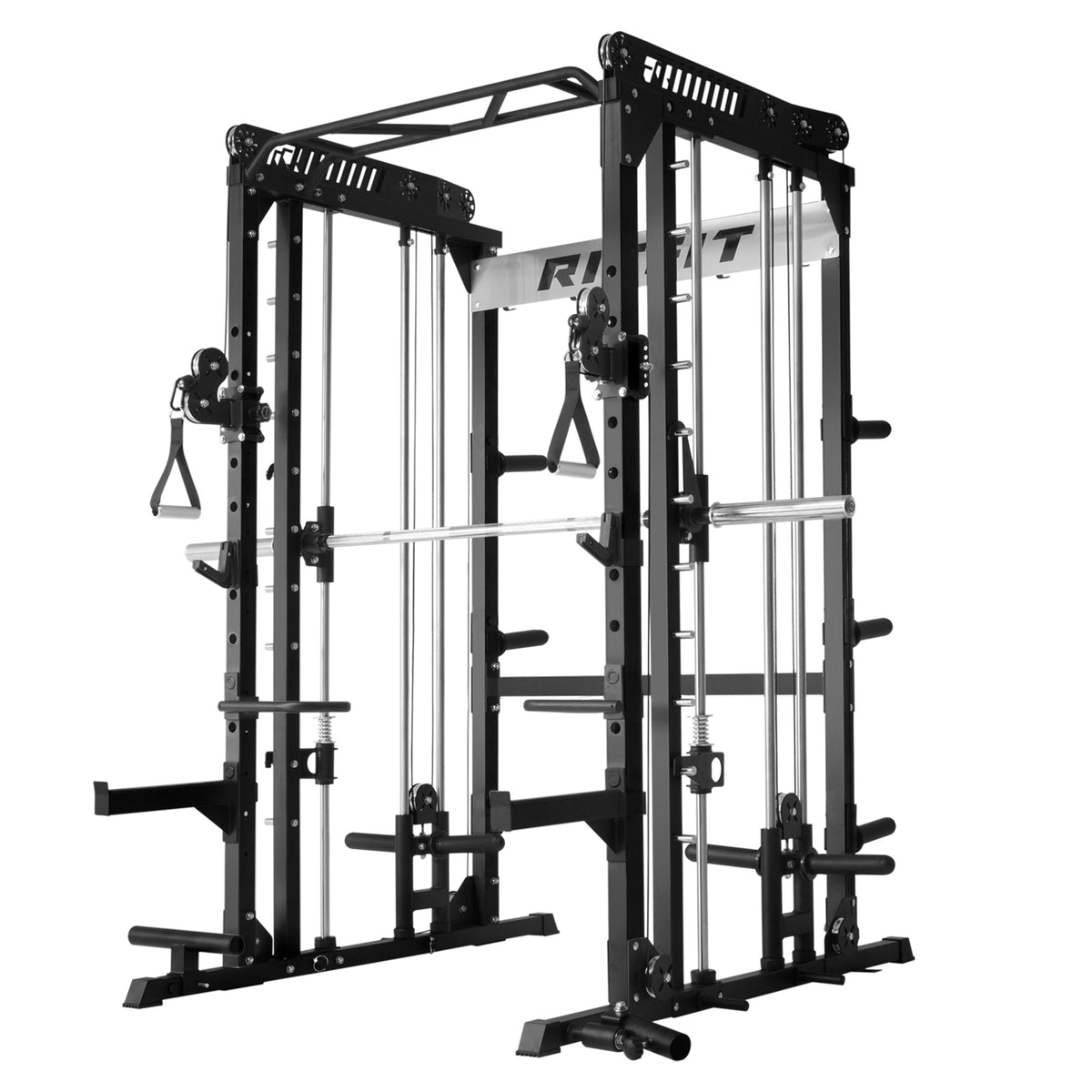 RitFit M1 Multi-Functional Smith Machine 2.0 with Cable Crossover Syst