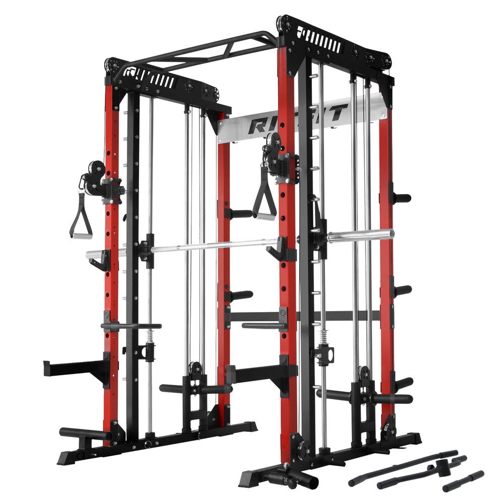 RitFit M1 Multi-Functional Smith Machine 2.0 with Cable Crossover Syst