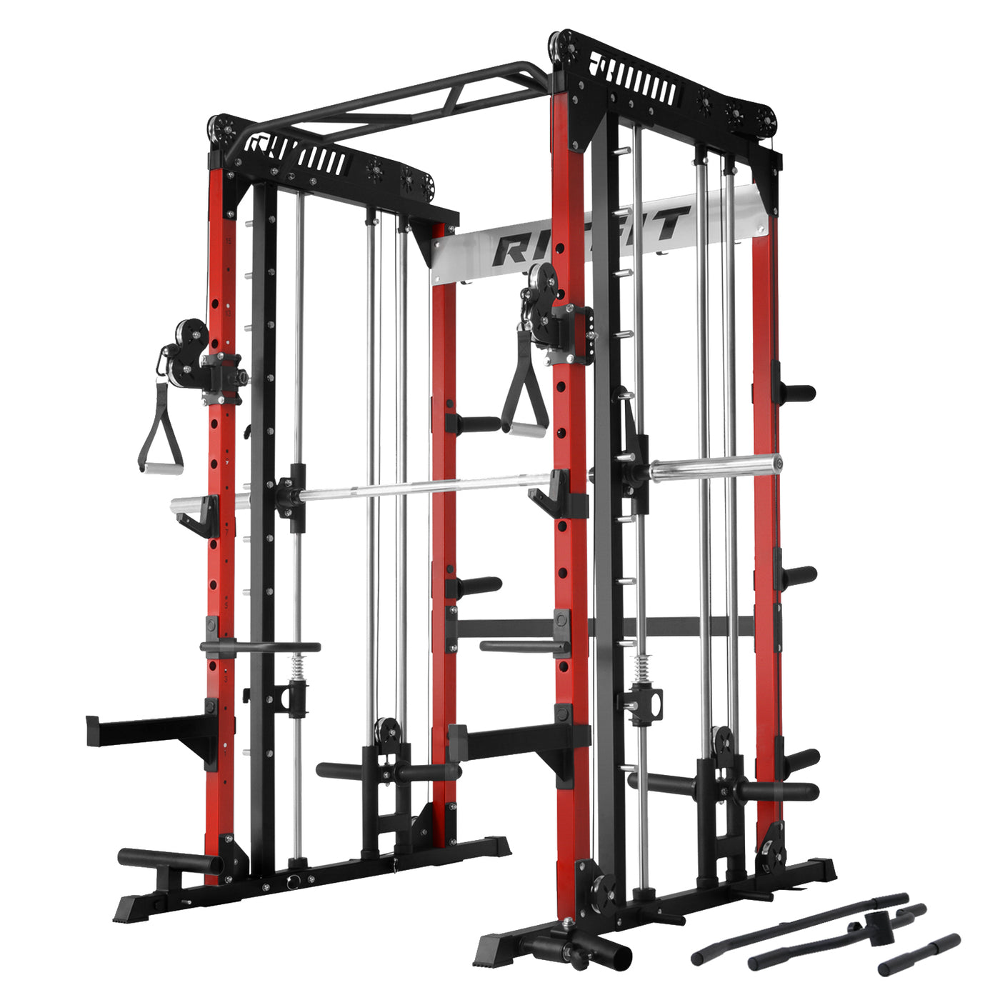 RitFit M1 Multi-Functional Smith Machine 2.0 with Cable Crossover Syst