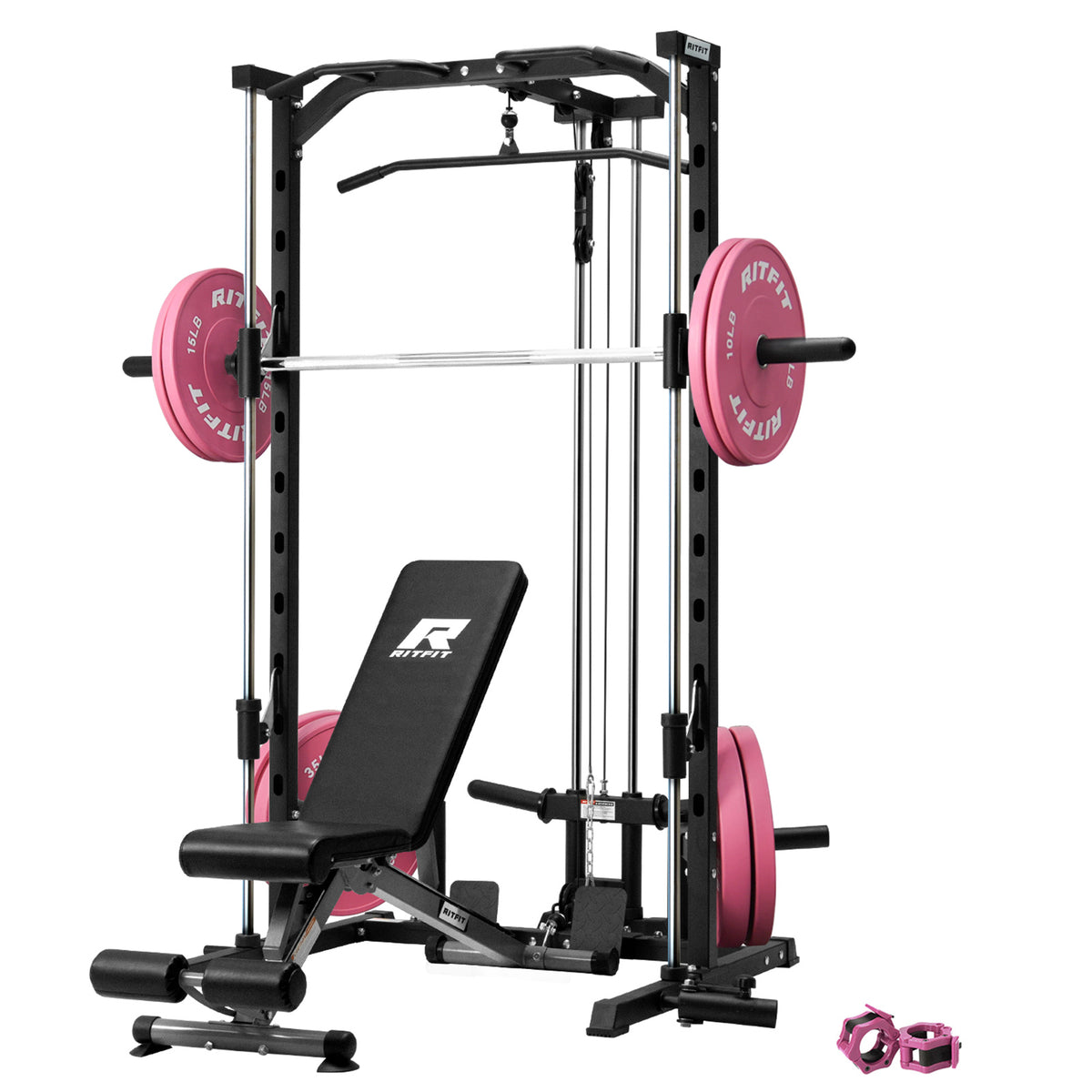 RitFit PSR05 Smith Machine Home Gym Package