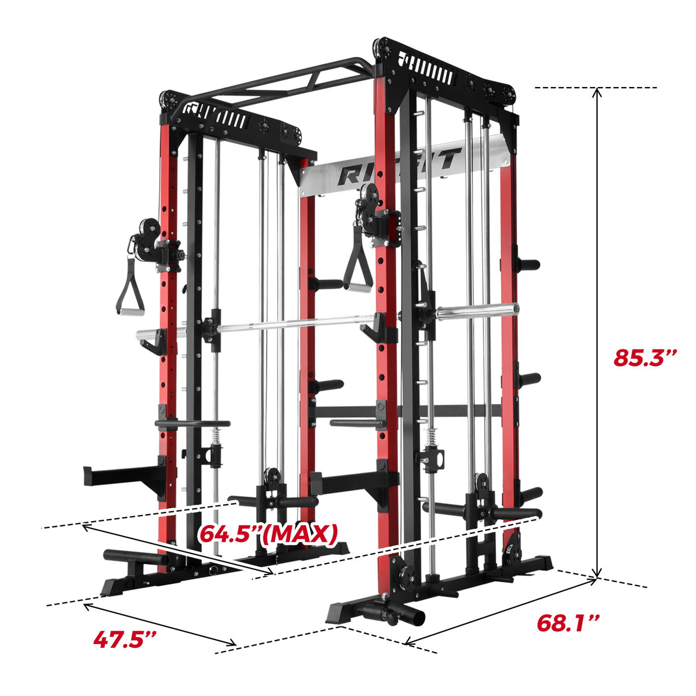 RitFit M1 PRO Smith Machine Home Gym Package Comprehensive All-In-One