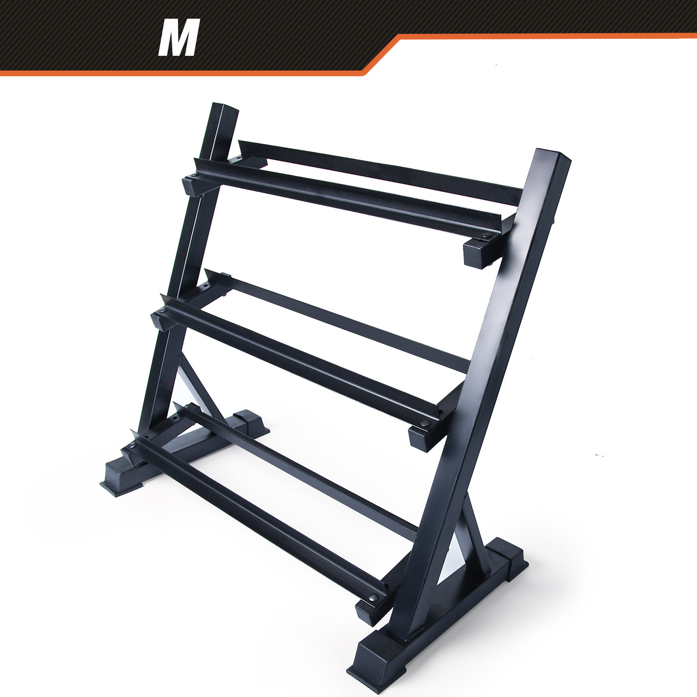 RitFit 3-Tier Small Dumbbell Weight Rack for Home Gym