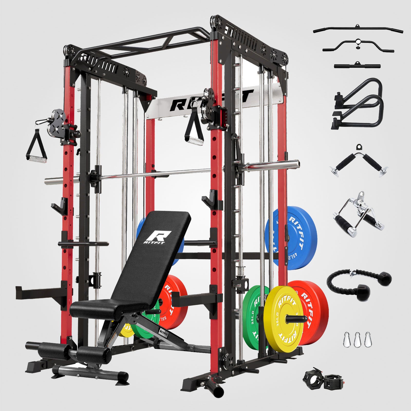 RitFit M1 2.0 Smith Machine Home Gym Package Comprehensive All-In-One