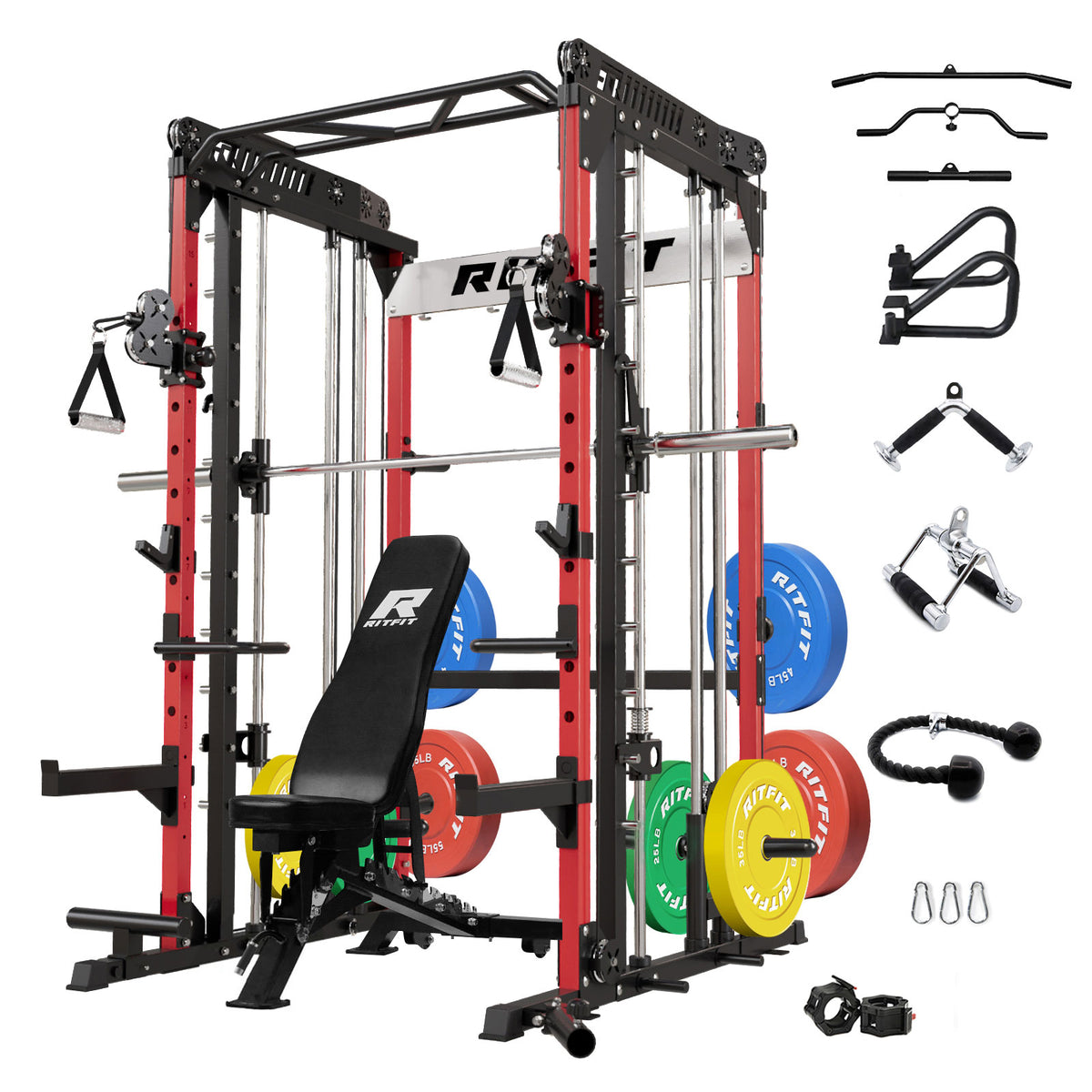 RitFit M1 PRO Smith Machine Home Gym Package Comprehensive All-In-One