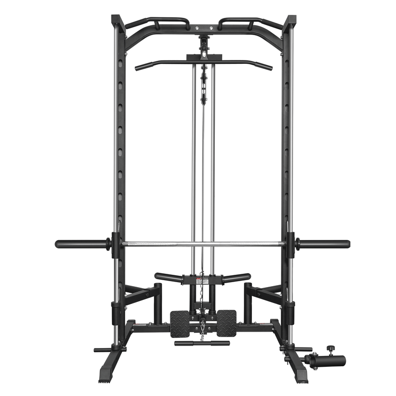 RitFit PSR05 2.0 Multifunctional Smith Machine Power Rack with LAT-Pul
