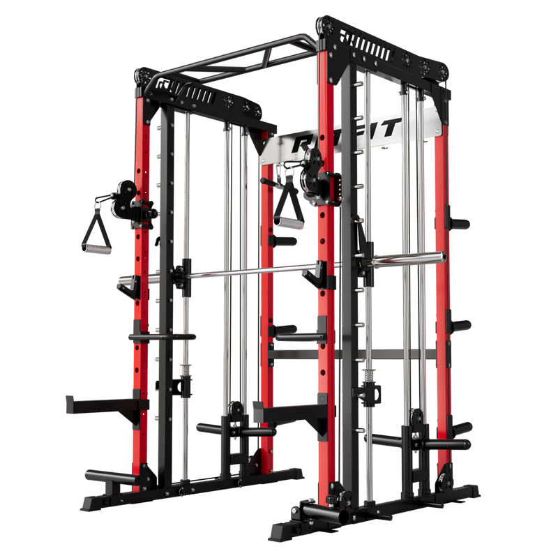 RitFit M1 PRO Multi-Functional Smith Machine with Cable Crossover Syst