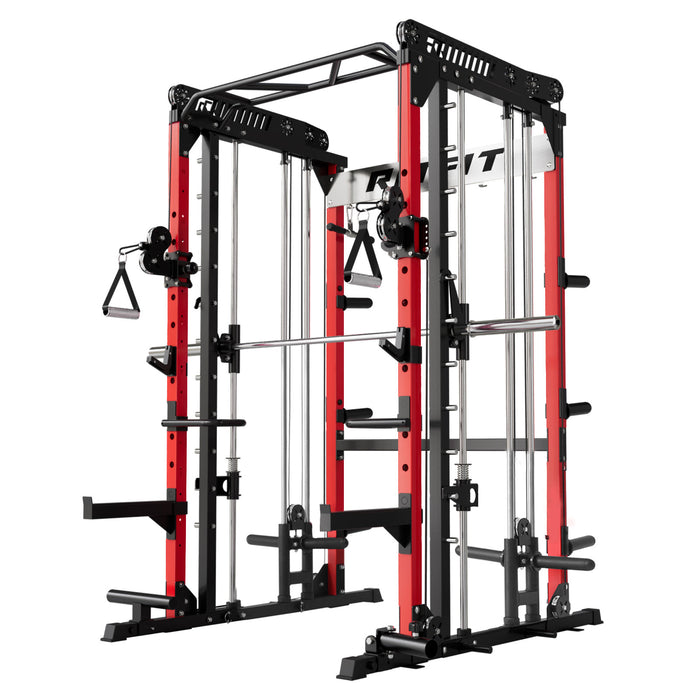 RitFit M1 PRO Multi-Functional Smith Machine with Cable Crossover Syst