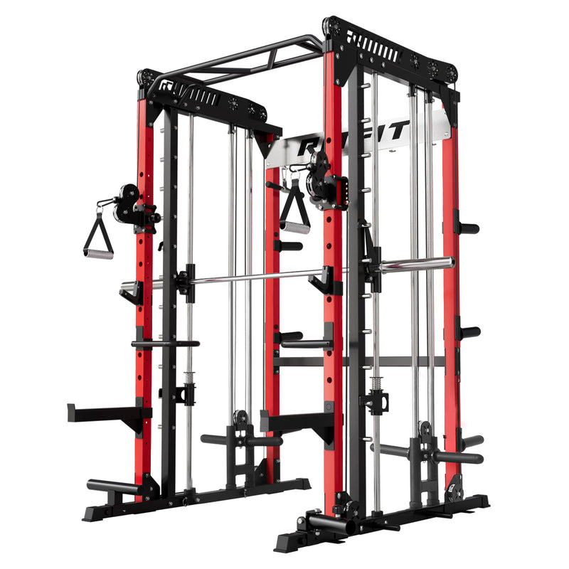 RitFit M1 PRO Multi-Functional Smith Machine with Cable Crossover Syst