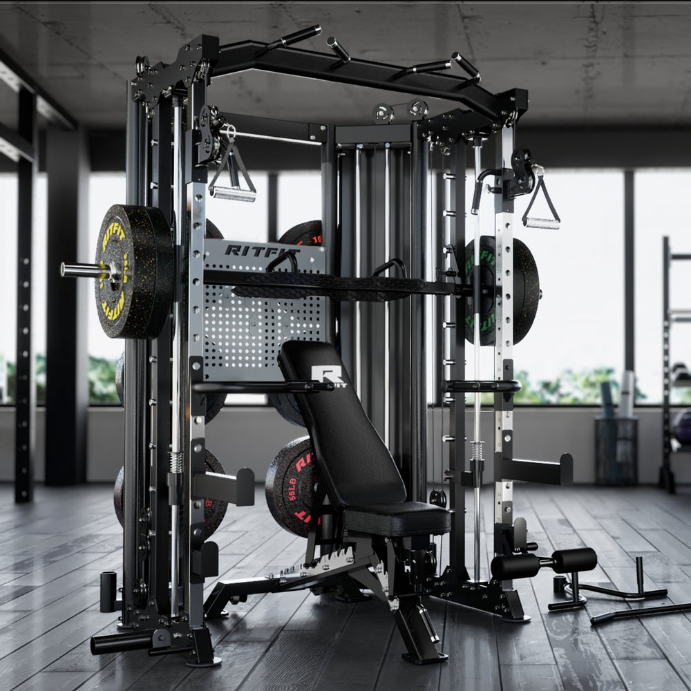 RitFit BPC06 All-In-One Smith Machine Home Gym Package