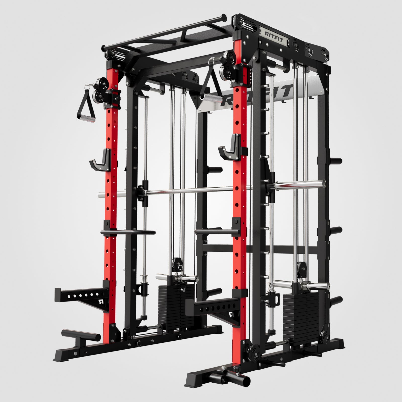 RitFit M2 Multi-Functional Modular Home Gym Smith Machine Tailored to