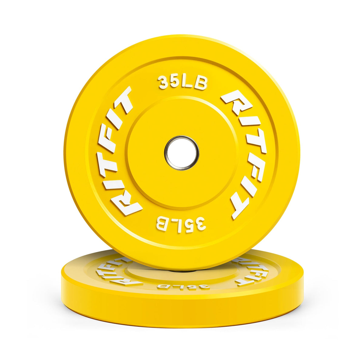 RitFit Color Bumper Plates Olympic 2-Inch Rubber
